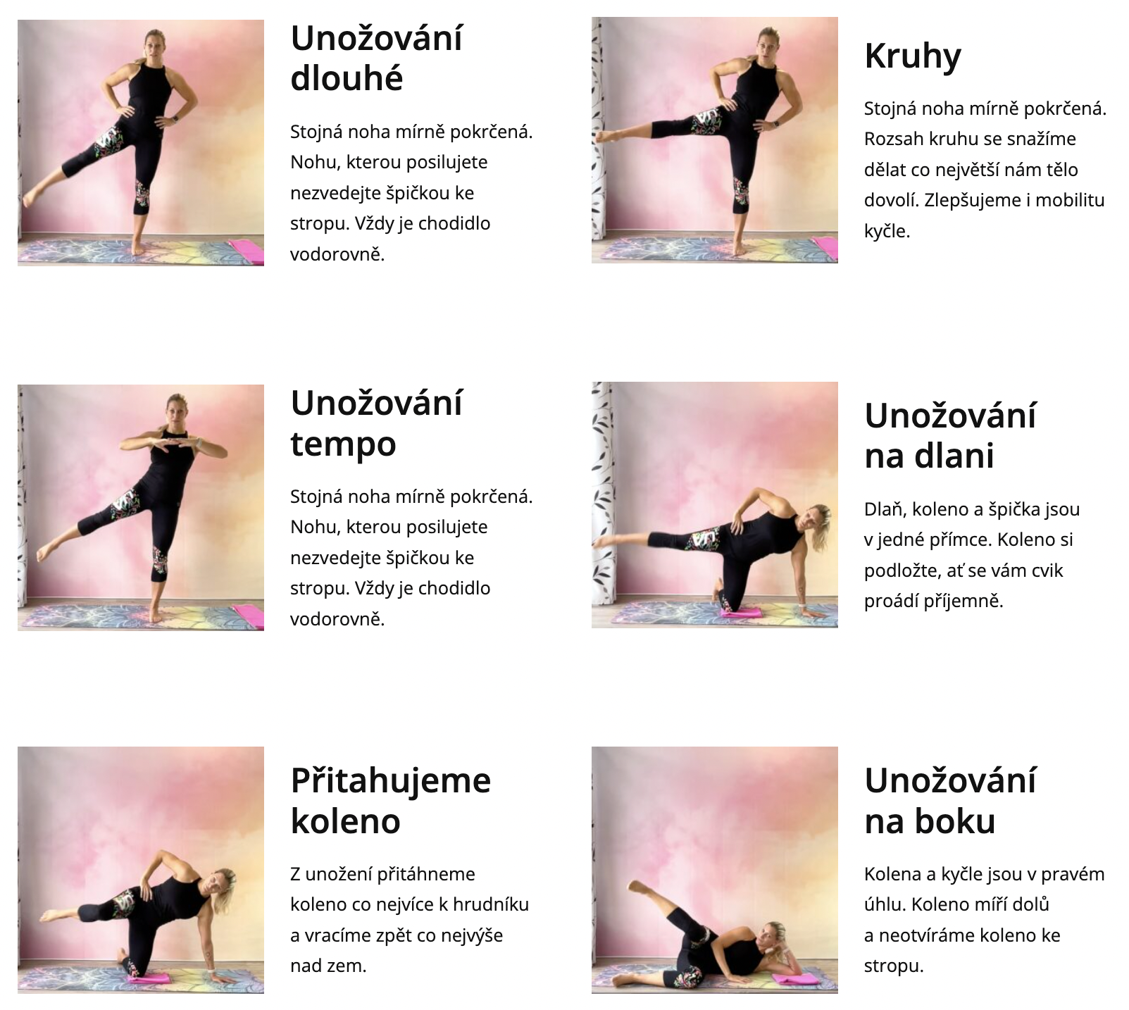 Posilování pro začátečniky | Cvičení s Šárkou